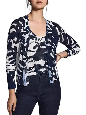 NIC+ZOE NIC+ZOE Nightfall Rib Cardigan