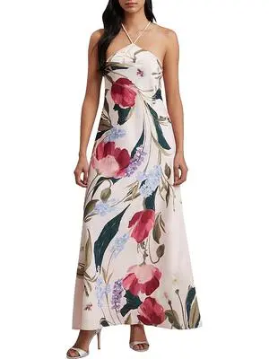 Ted Baker London Almaria Floral Maxi Dress - Pale Pink