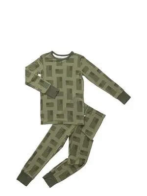 LAREE + CO Kolton 2-piece Long Sleeve Set - Green