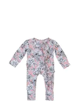 LAREE + CO Allie Ruffle Convertible Footie - Floral