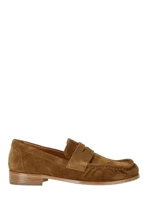 STRATEGIA Suede Loafer - Brown