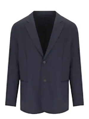 Emporio Armani Single-breasted Jacket - Blue