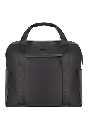Emporio Armani Nylon Duffle Bag - Black