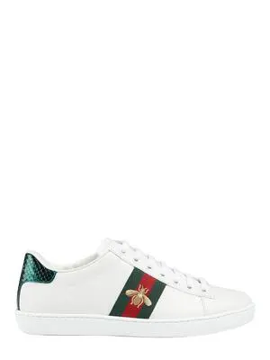 Gucci Gucci Ace Leather Sneakers White-75