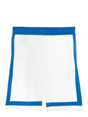 BLUE SKY INN Panelled Knit Shorts - White