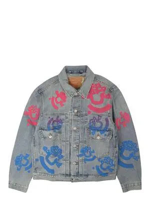 DENIM TEARS Bstroy Tears Type-2 Denim Jacket - Blue