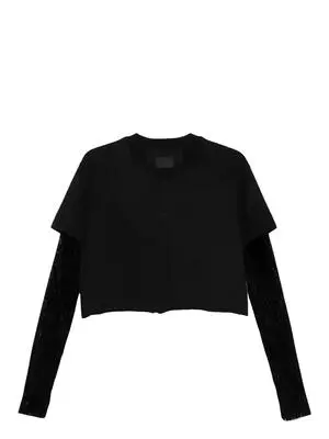 GIVENCHY Givenchy Overlapped Cropped T-shirt