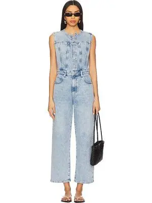 Paige Cirie Ankle Denim Jumpsuit - Mezza