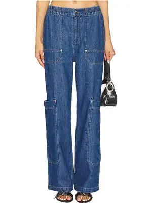 Lna Ryleigh Utility Jeans - Soft Denim
