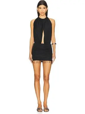 MIRROR PALAIS La Piscine Mini Dress - Black