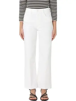 MOTHER Straight Leg Jeans - White