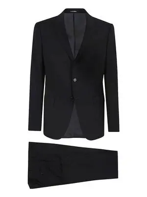 Emporio Armani Single-breasted Suit - Black