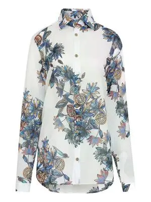 AMIR SLAMA Amir Slama Floral-Print Shirt