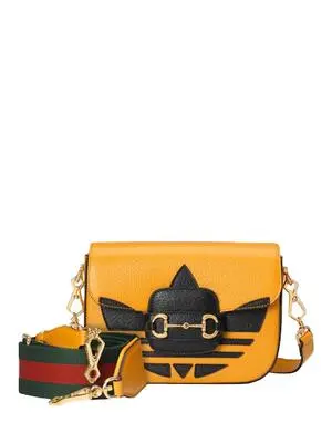 Gucci X Adidas Horsebit 1955 Shoulder Bag - Yellow/black