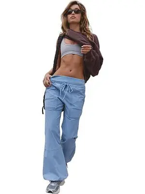 Free People Cascade Cool Climber Pants - Mountain Spring