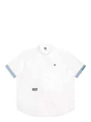 AAPE BY *A BATHING APE® Logo-appliqué Shirt - White