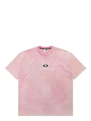 AAPE BY *A BATHING APE® Logo-embroidered T-shirt - Pink