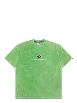 AAPE BY *A BATHING APE® Logo-embroidered T-shirt - Green