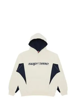 Supreme Division Hooded Sweatshirt - Cream