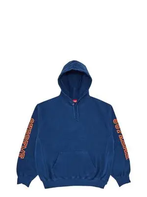 Supreme Supreme Collegiate Sleeve Hooded Sweatshirt Blue