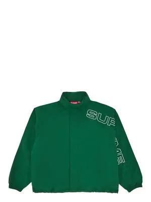 Supreme Supreme Spellout Embroidered Track Jacket Green