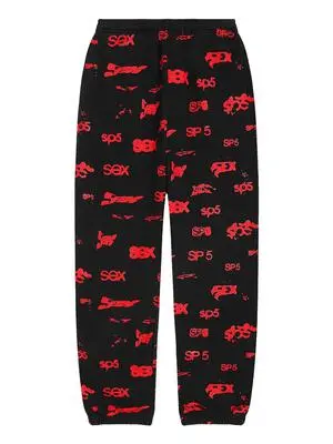SP5DER Sex Aop Sweatpant - Black