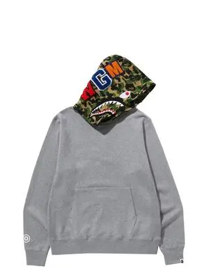 A BATHING APE Abc Camo Shark Pullover - Grey
