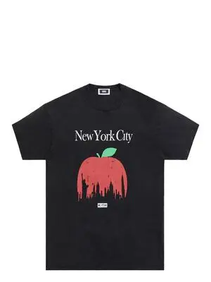 Kith Big Apple Vintage Tee - Black