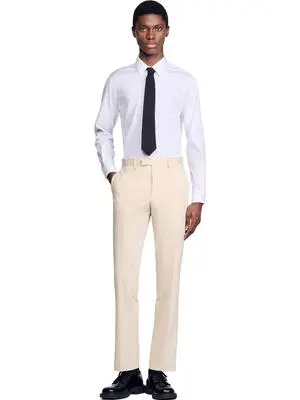 Sandro Suit Trousers - Ivory.