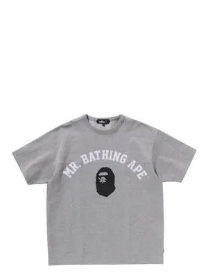 A BATHING APE Print 8 Tee Shirt - Gray