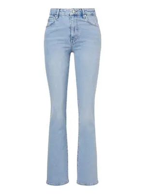 FRAME Ruler High-rise Straight Jeans - Blue