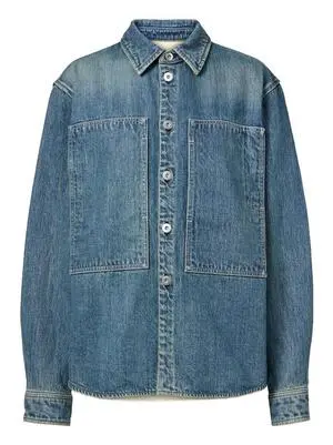 JIL SANDER Denim Overshirt - Blue