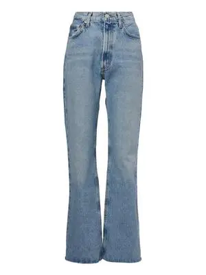 AGOLDE Leena High-rise Flared Jeans - Blue