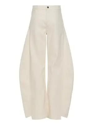 A.W.A.K.E. Mode Rigid High-rise Balloon Jeans - Off-white