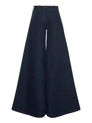 A.W.A.K.E. Mode Rigid High-rise Wide-leg Jeans - Dark Wash