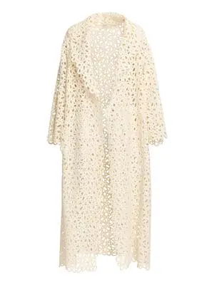 ELIE SAAB Oversized Macramé Overcoat