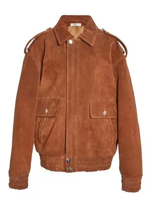 LUDOVIC DE SAINT SERNIN Robert Leather-Suede Bomber