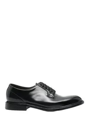 GREEN GEORGE Classic Derby Shoes - Black