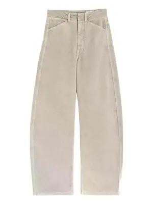 LEMAIRE Cotton Trousers - Neutrals