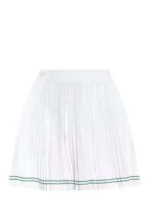 Lacoste Pleated Mini Skirt - White
