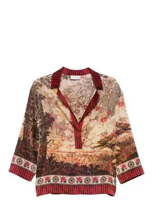 PIERRE-LOUIS MASCIA Adastrgum Top - Red