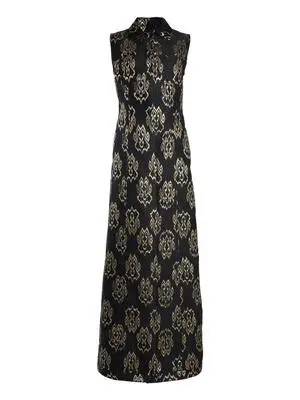 Giambattista Valli Patterned Jacquard Gilet - Black