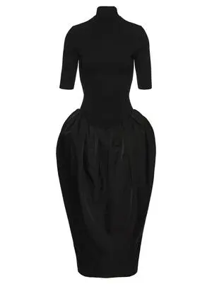Magda Butrym Bubble Half-sleeve Dress - Black