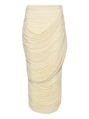 Magda Butrym Draped Maxi Skirt - Ivory