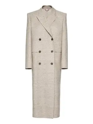 MAGDA BUTRYM Double-Breasted Silk Blend Coat