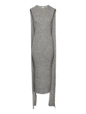 MAGDA BUTRYM Magda Butrym Scarf-Detailed Mohair-Blend Maxi Dress
