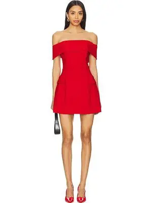 LOVERS AND FRIENDS Hannah Mini Dress - Red