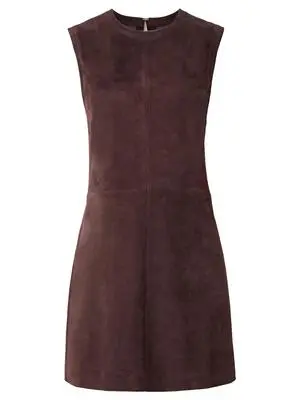 Stouls Miuccia Paneled Mini Dress - Brown