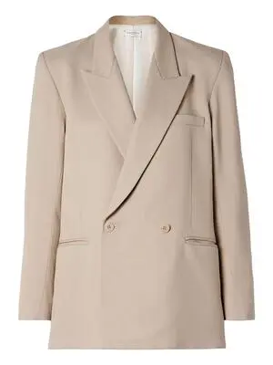KALLMEYER Kallmeyer Emilio Wool-Blend Twill Blazer Beige