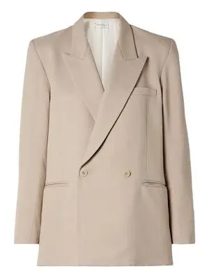 KALLMEYER Emilio Wool-blend Twill Blazer - Neutrals